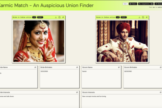 Karmic Match - An Auspicious Union Finder | Devpost