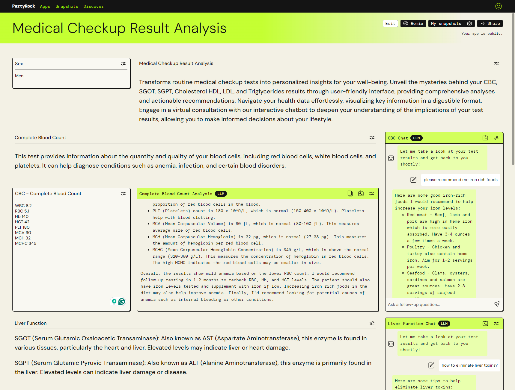 Medical Checkup Result Analysis | Devpost