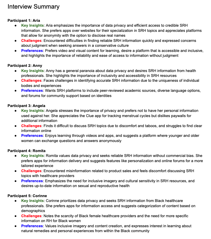 Lilo App: AI-enhanced access to SRH care for women | Devpost