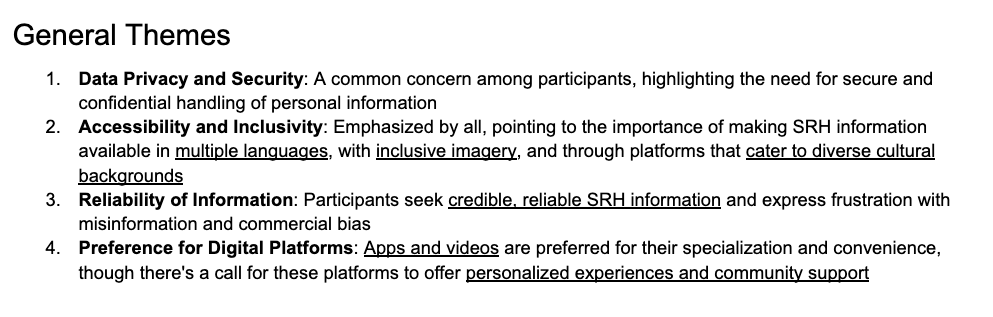 Lilo App: AI-enhanced access to SRH care for women | Devpost