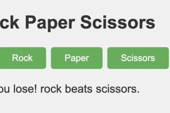 Rock, Paper, Scissors | Devpost