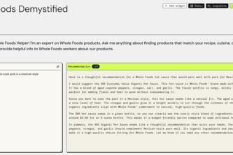 Whole Foods Dismistified | Devpost