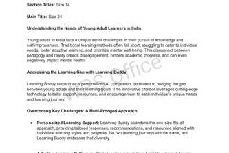 Learning Buddy Chatbot | Devpost