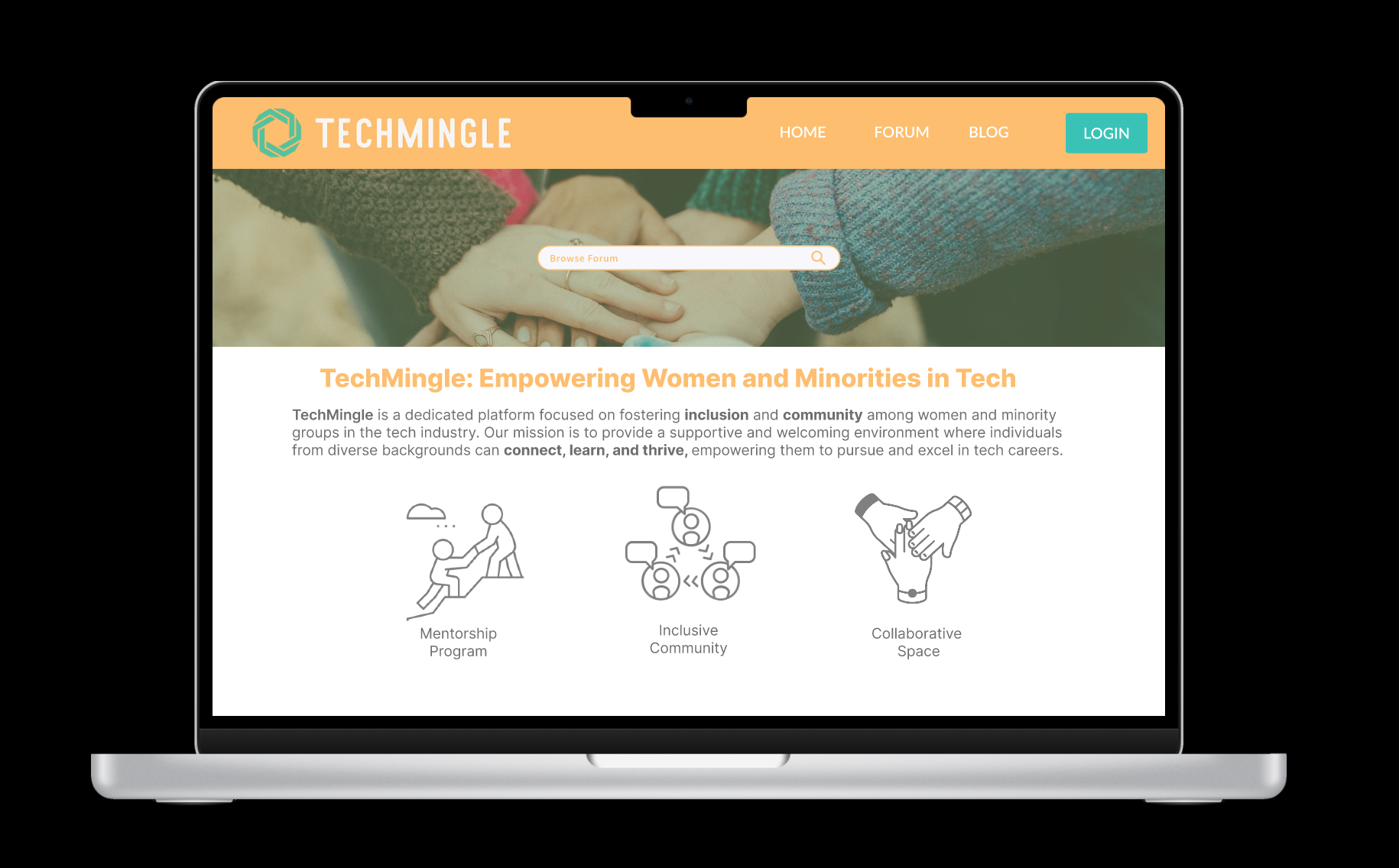 TechMingle: Empowering Women and Minorities in Tech | Devpost
