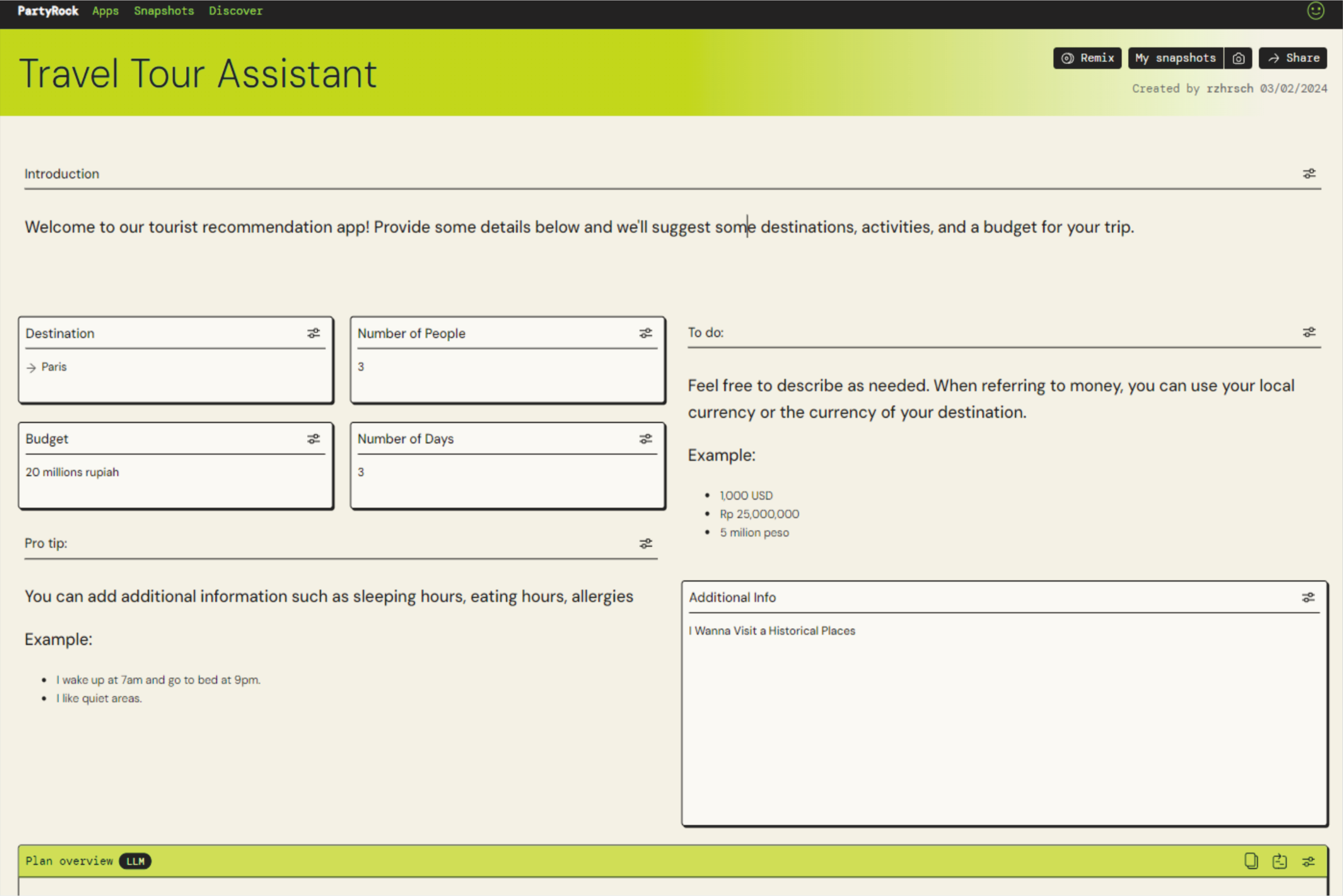 Travel Tour Assistant | Devpost