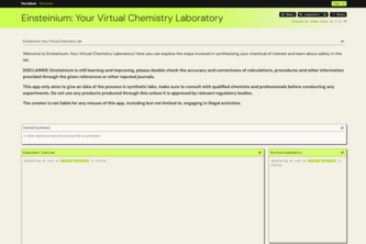 Einsteinium: Your Virtual Chemistry Laboratory | Devpost