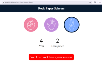 Rock,Paper,Scissors Game | Devpost