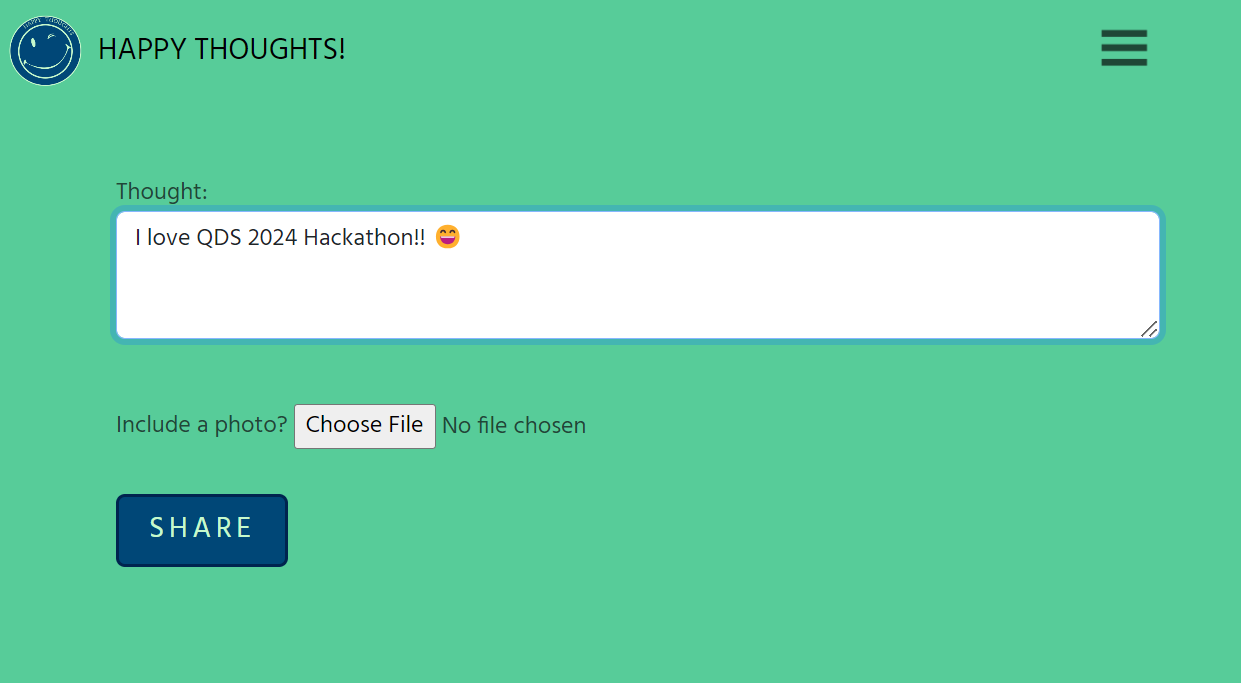 Happy Thoughts | Devpost