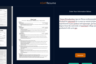 ASAP Resume | Devpost