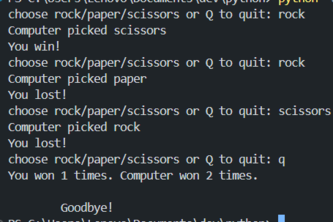 Rock, Paper, Scissors | Devpost