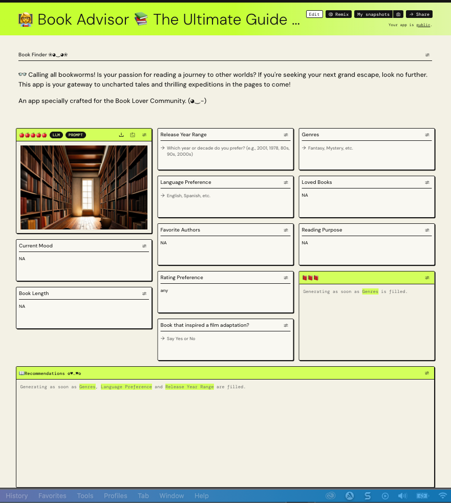 Book Advisor the Ultimate Guide for Books Lovers | Devpost