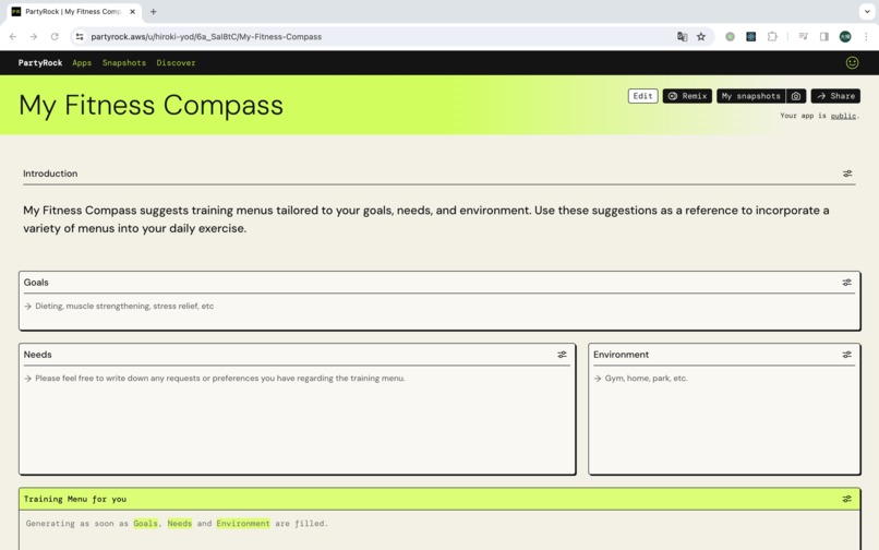 My Fitness Compass | Devpost