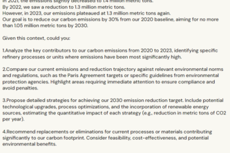 Carbon Emission Reduction Strategist | Devpost