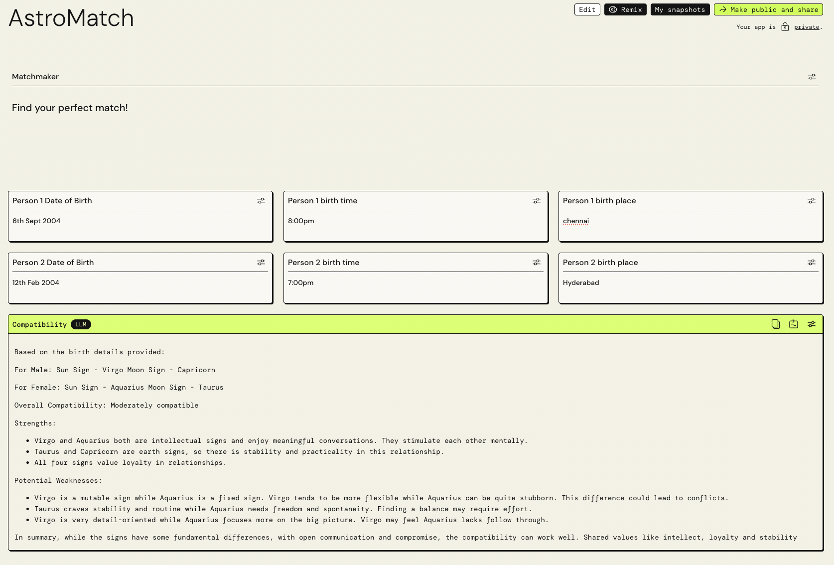 AstroMatch | Devpost