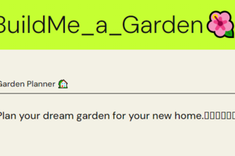 BuildMe_a_Garden | Devpost