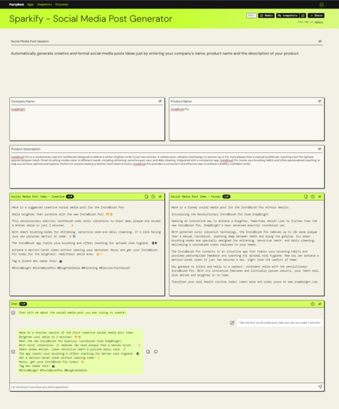 Sparkify - Social Media Post Generator | Devpost