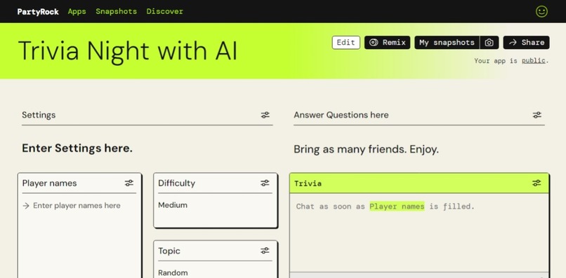 Trivia Night with AI | Devpost