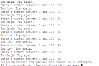 Command Line game | Devpost