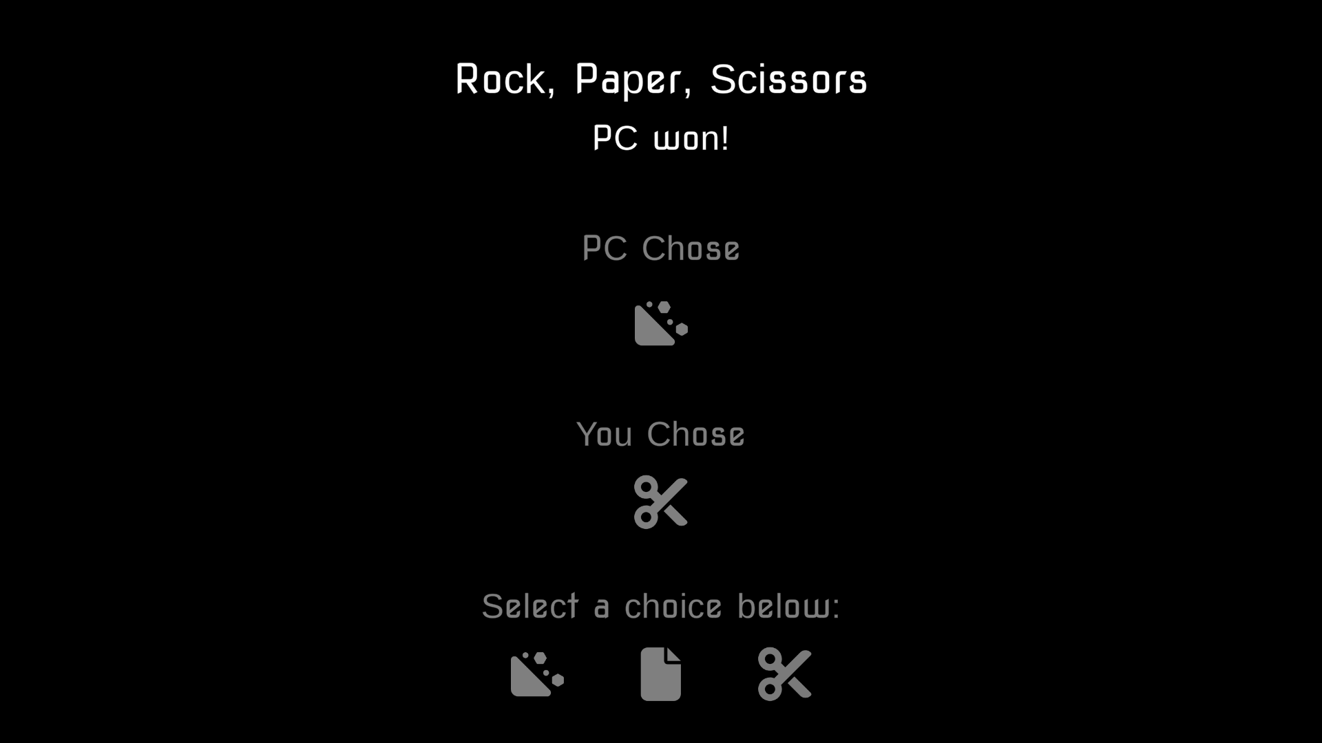 Rock, Paper, Scissors | Devpost