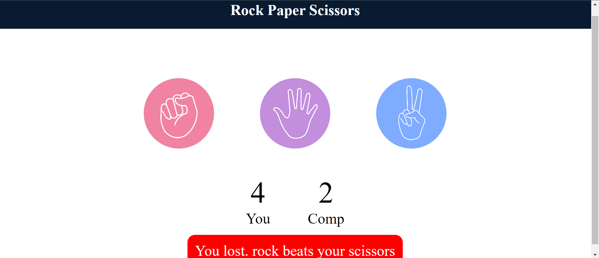 ROCK PAPER SCISSORS | Devpost