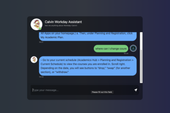 calvin workday bot | Devpost