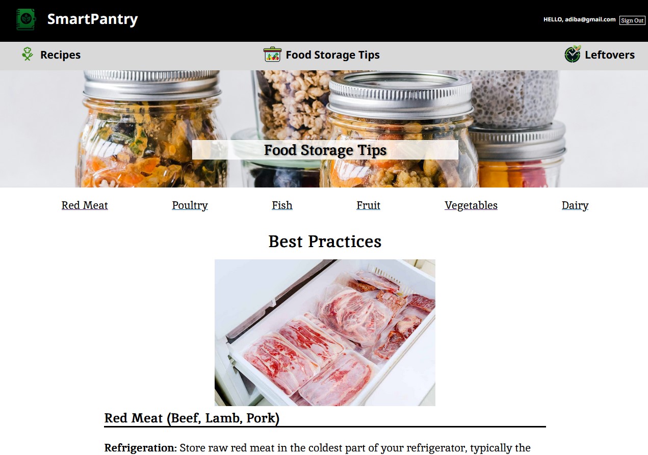 SmartPantry- Your Ultimate Meal Planning Companion | Devpost
