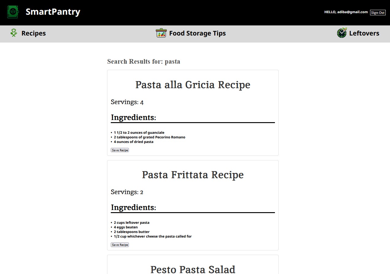 SmartPantry- Your Ultimate Meal Planning Companion | Devpost