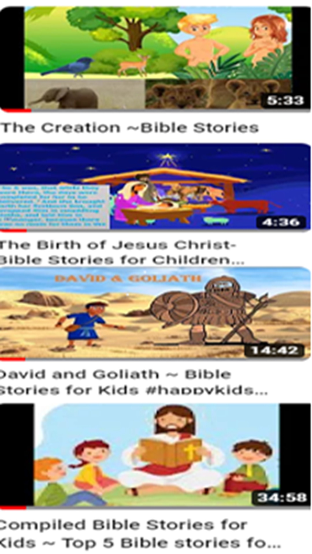 Bible Stories Videos App for Kids | Devpost