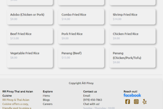 RR Pinoy Thai Cuisine Notion Website | Devpost