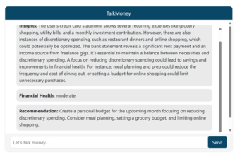 TalkMoney - Financial Literacy LLM | Devpost