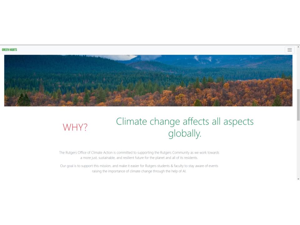 Green Habits | Devpost