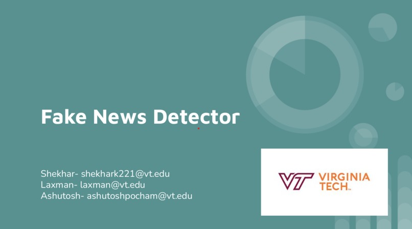 Fake News Detector | Devpost