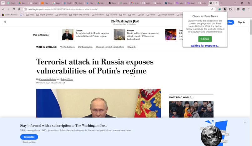 Fake News Detector | Devpost