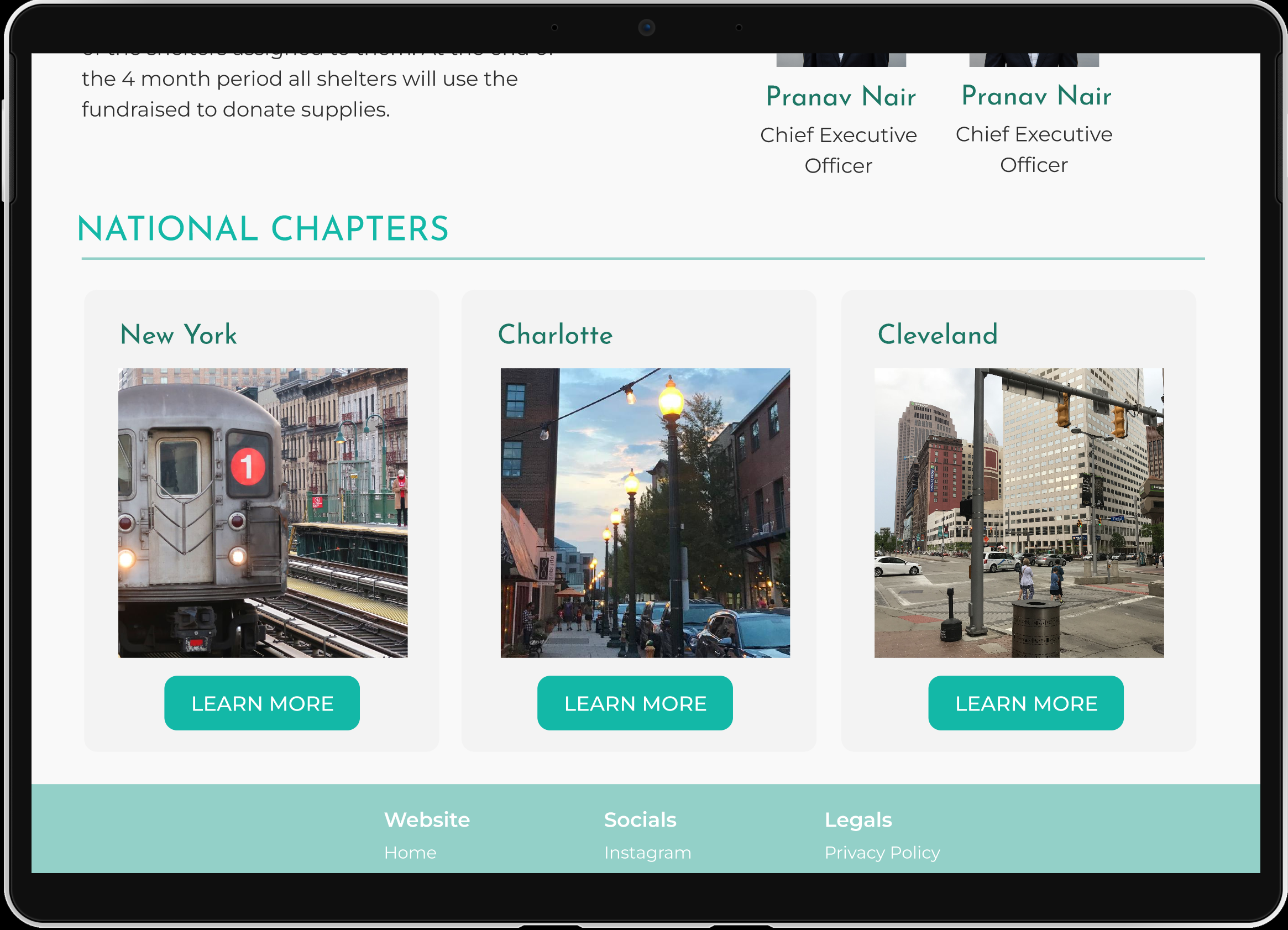 Help Homeless Inc Redesign | Devpost