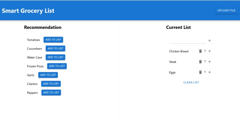 Smart Grocery List | Devpost
