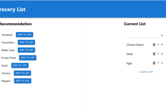 Smart Grocery List | Devpost