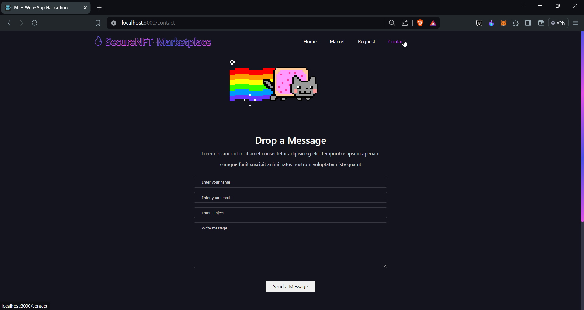 SecureNFT Marketplace | Devpost