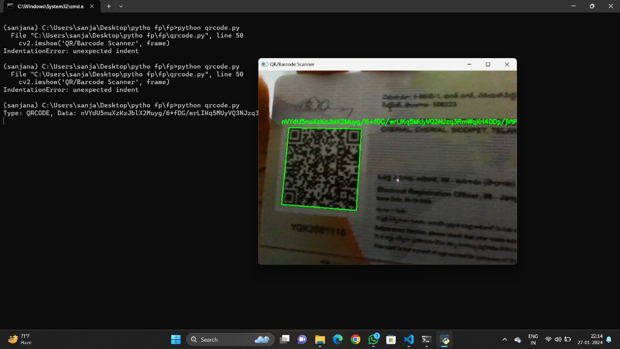 QR Code Scanner | Devpost