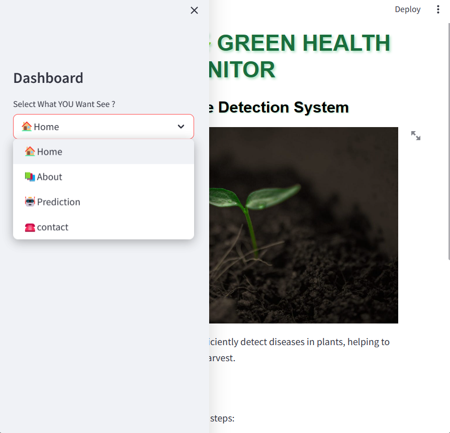 "Green Health Monitor ☘️- A Plant Disease Detection System " | Devpost