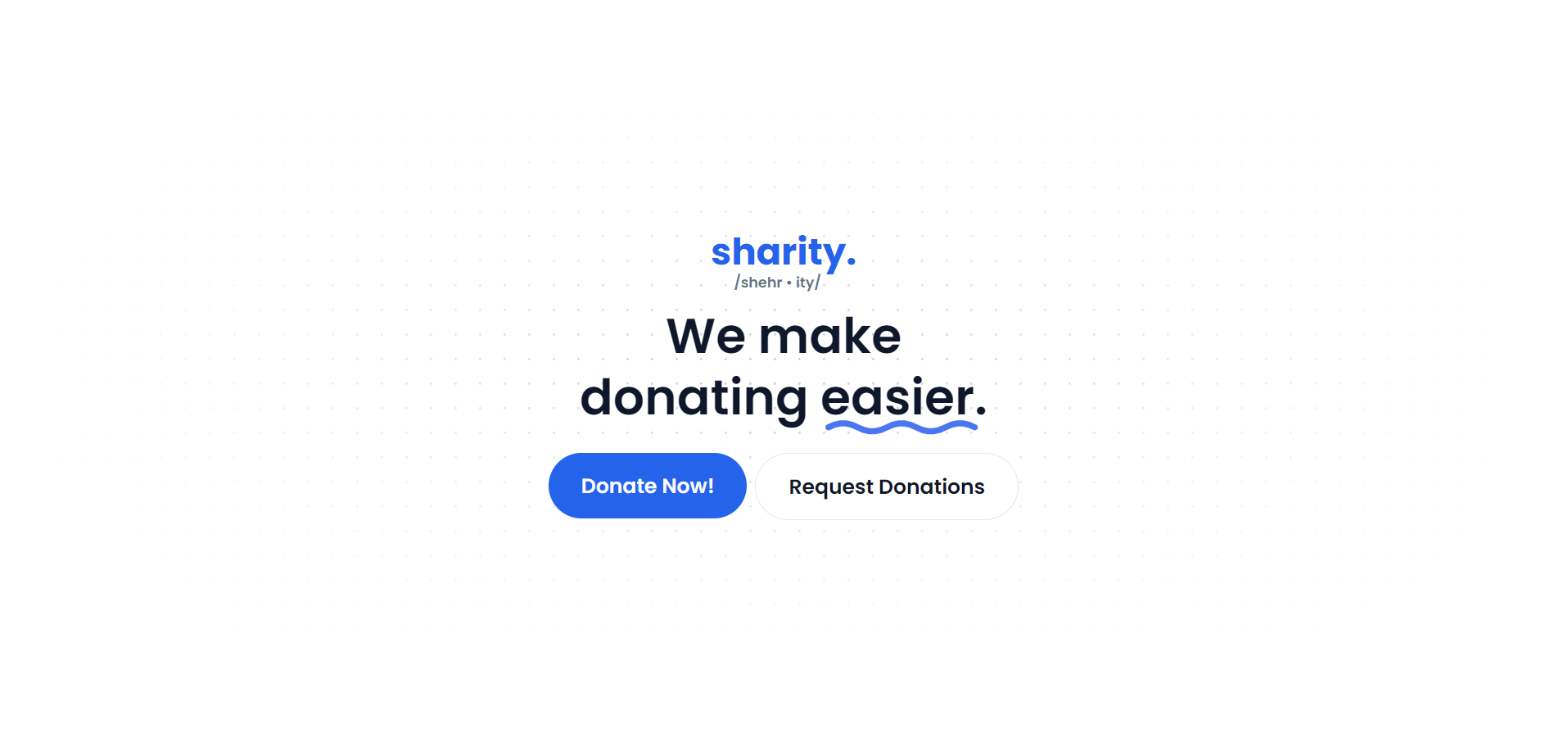 sharity. | Devpost