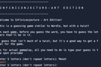 Infiniconjecture - Artist Edition | Devpost