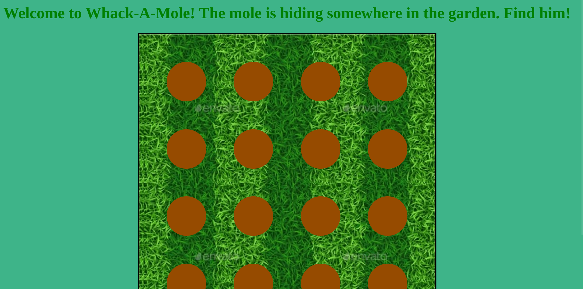 Whack-A-Mole | Devpost