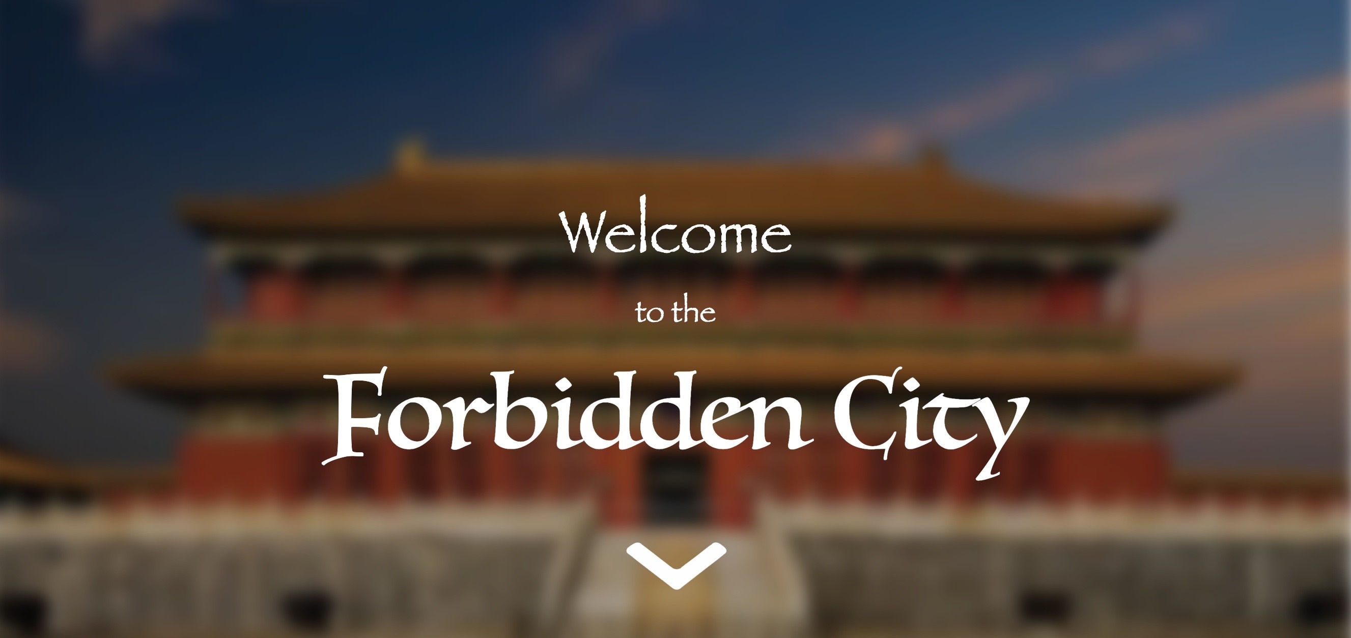 Forbidden City Guide | Devpost