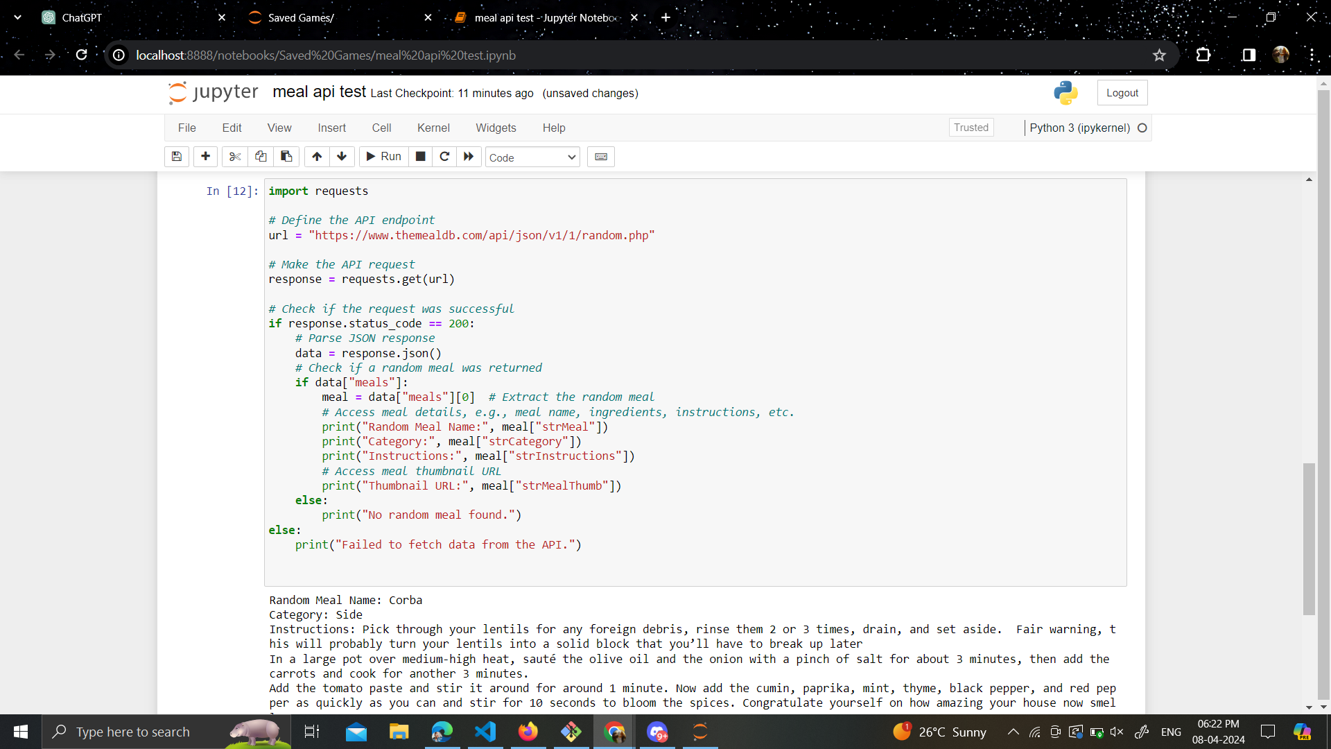 food suggester | Devpost