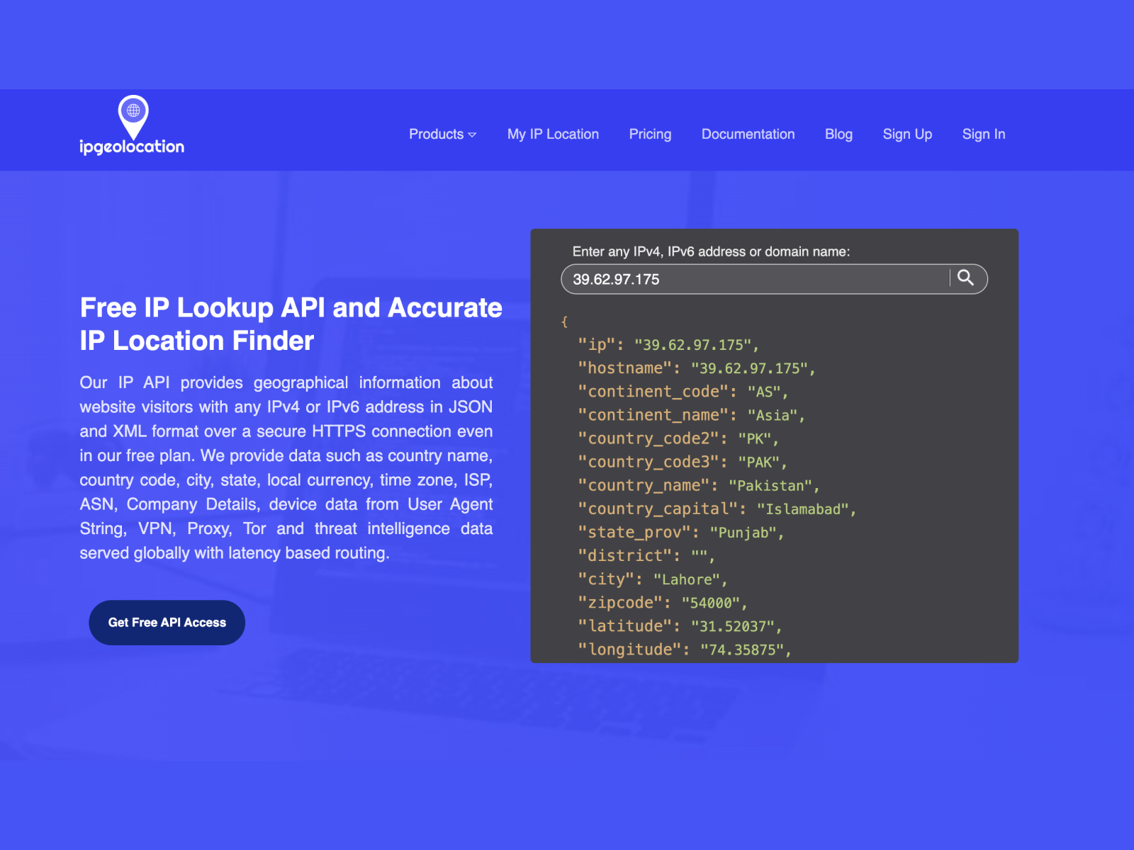 ipgeolocation.io | Devpost