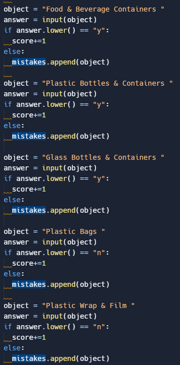 Recycling Quiz (Junior Track) | Devpost