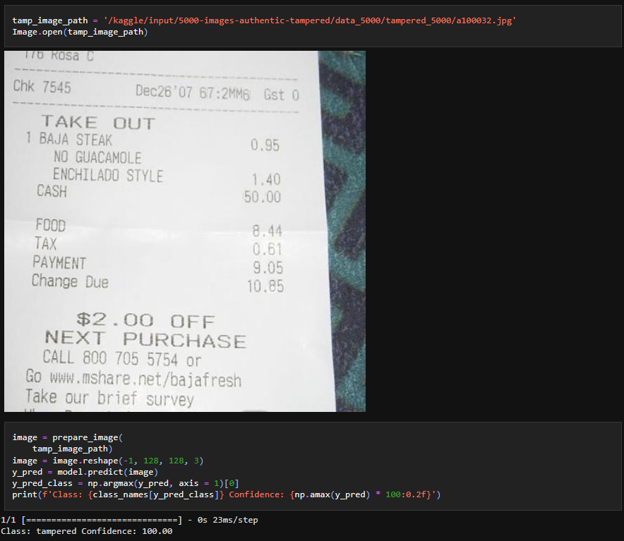 Detection of Tampered Text in Document Images | Devpost