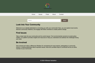 Community Connect | Devpost