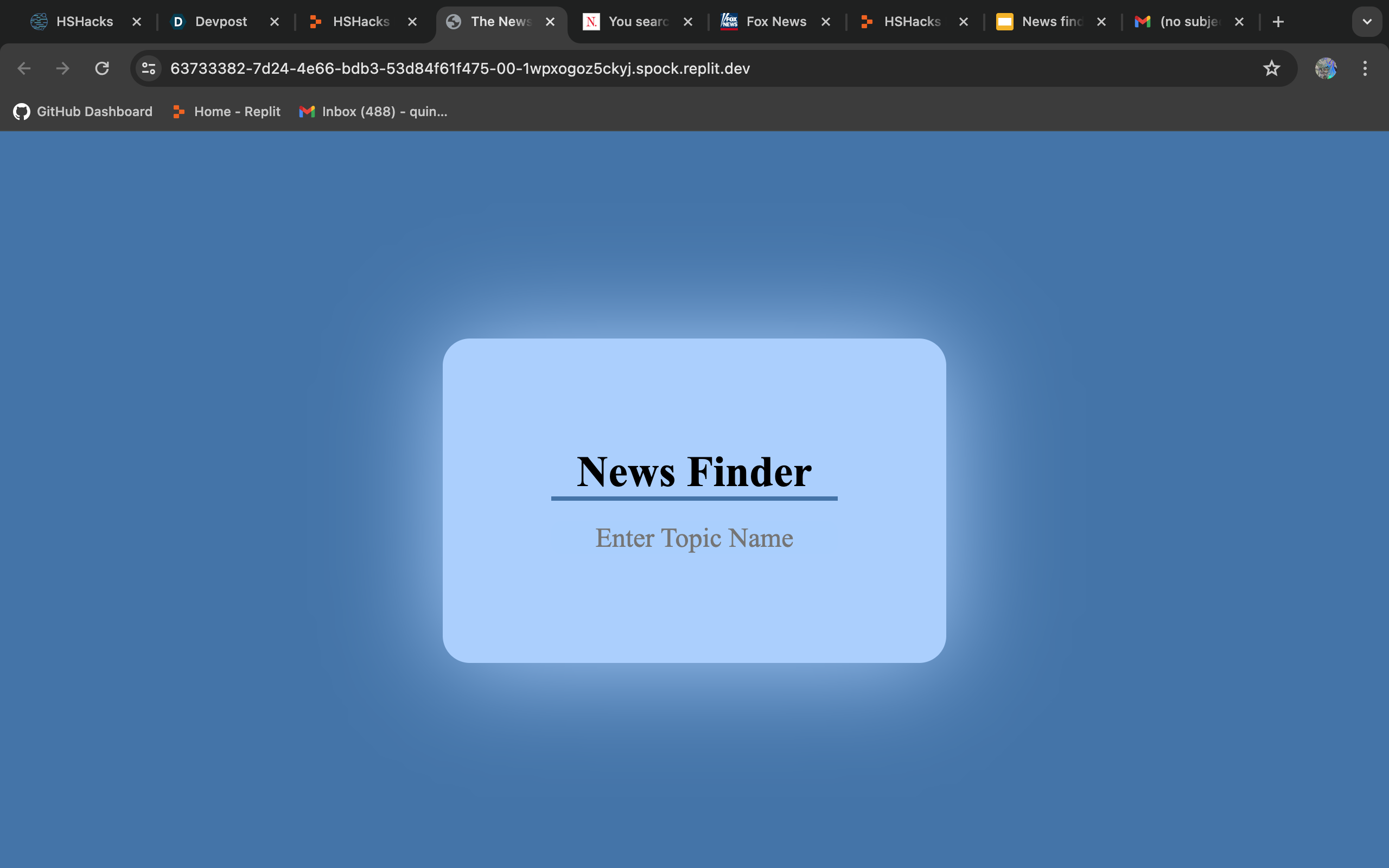The News Finder | Devpost