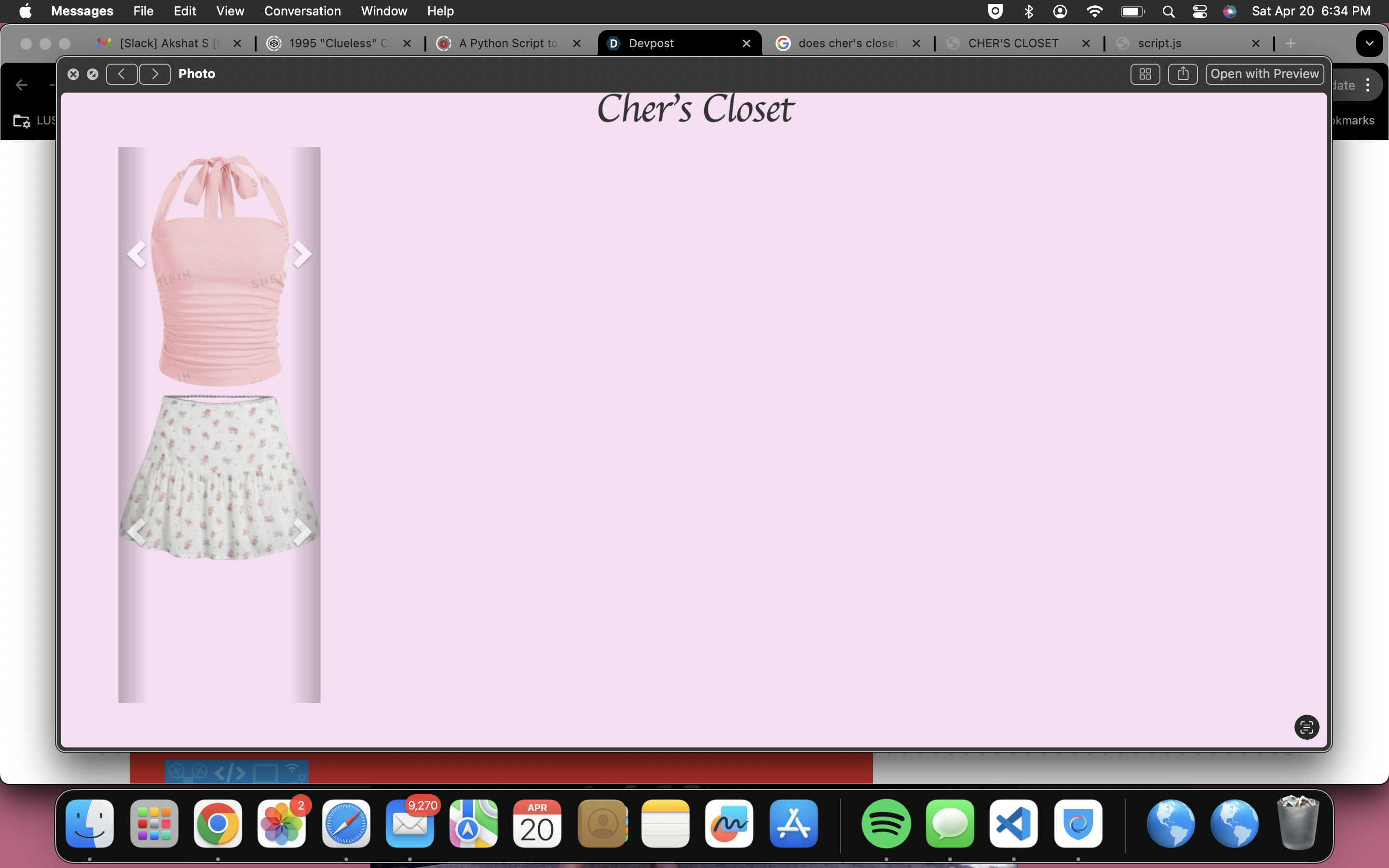 Cher's closet | Devpost